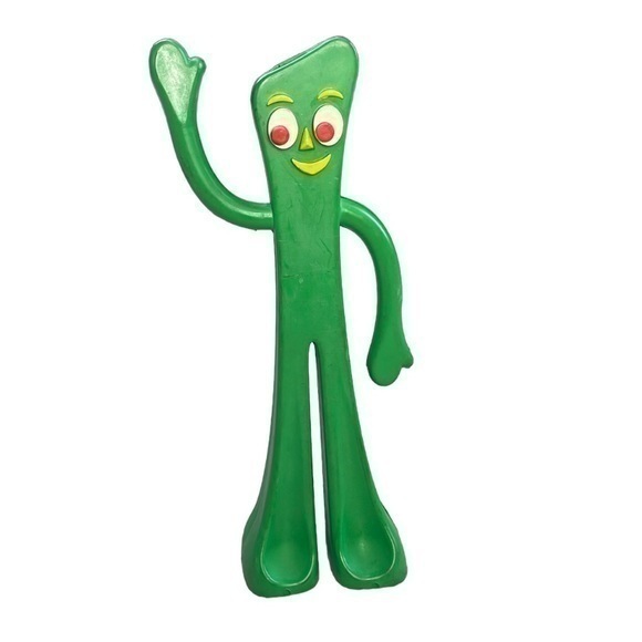 gumby | Toys | Vintage Gumby Standing 9 Toy Figure Green Rubber | Poshmark